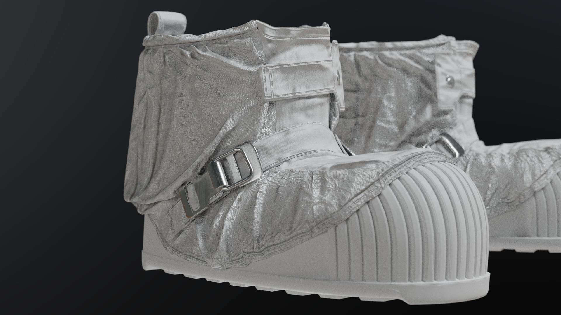 NASA Apollo 11 Boots - 3D Model by Albin