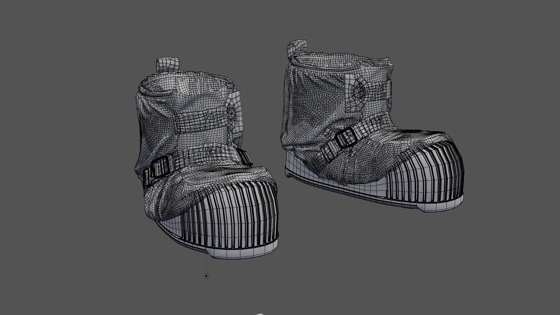 NASA Apollo 11 Boots - 3D Model by Albin