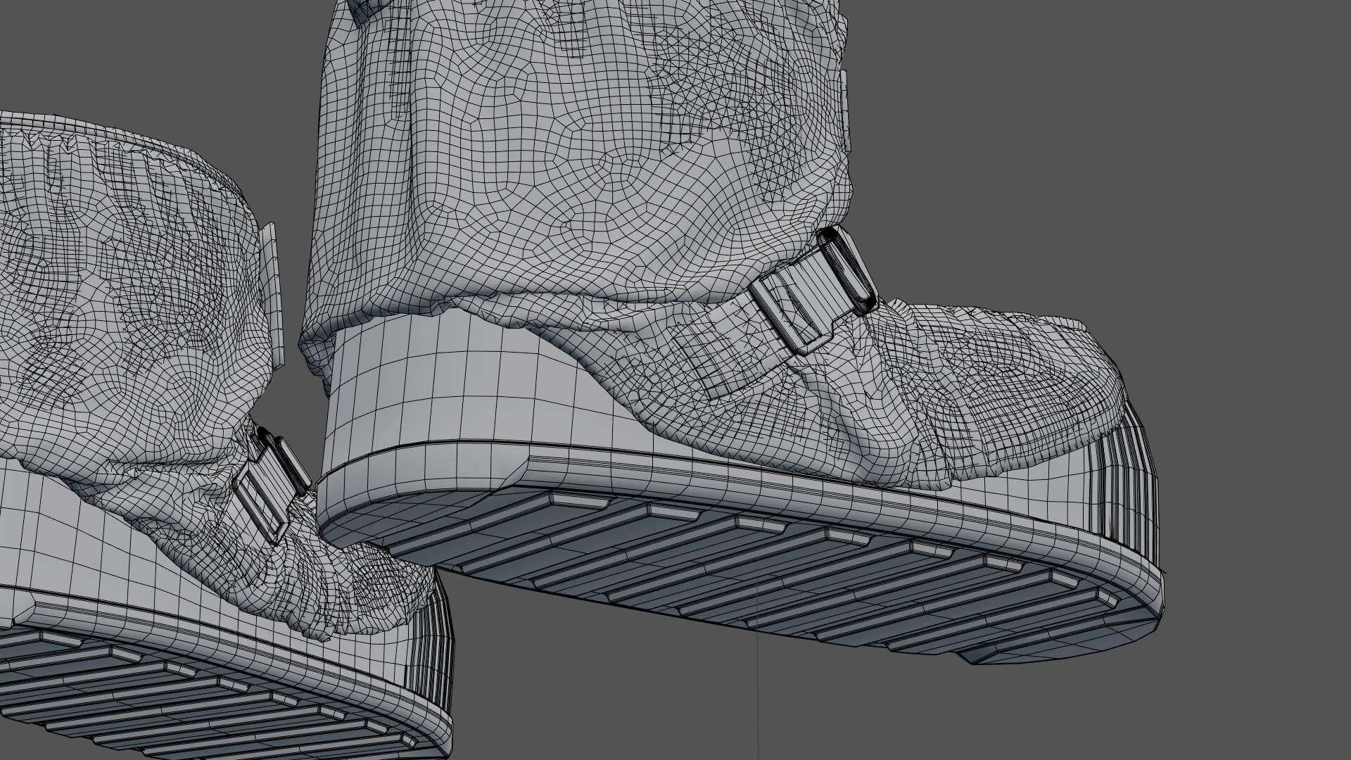 NASA Apollo 11 Boots - 3D Model by Albin