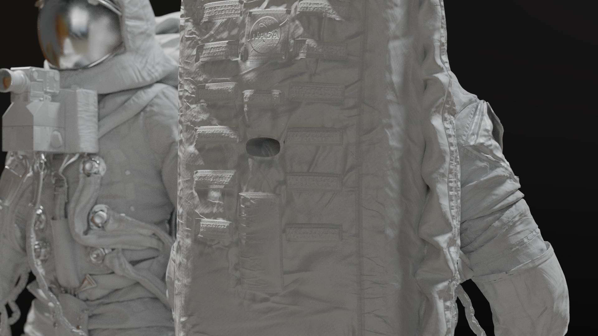 NASA Apollo 11 Space Suit - 3D Model by Albin