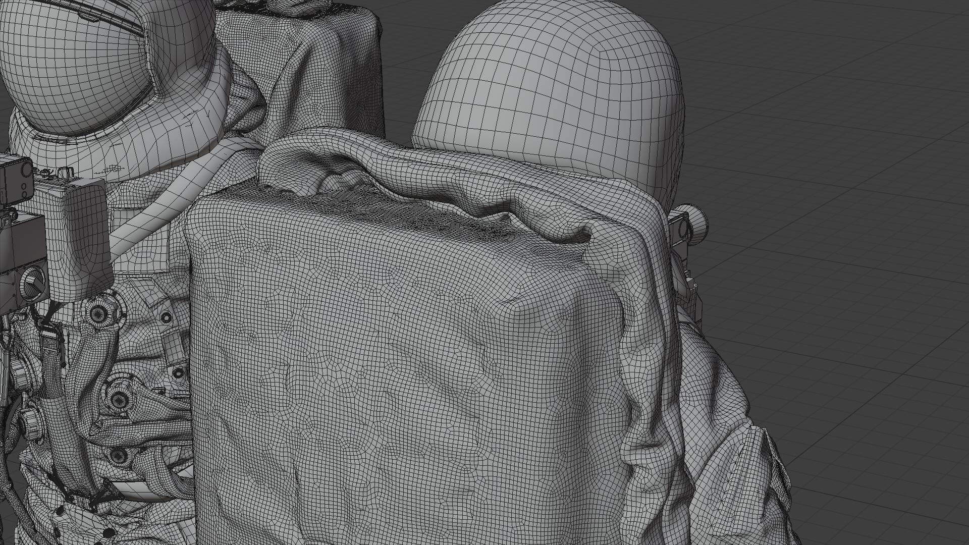 NASA Apollo 11 Space Suit - 3D Model by Albin