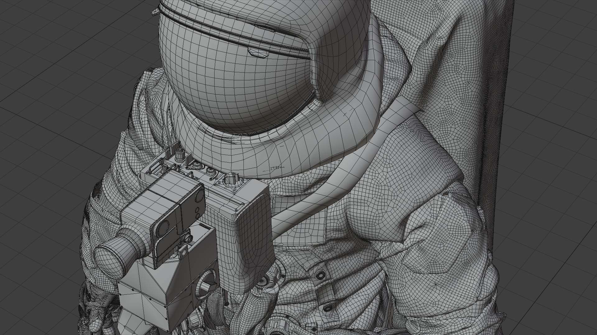 NASA Apollo 11 Space Suit - 3D Model by Albin