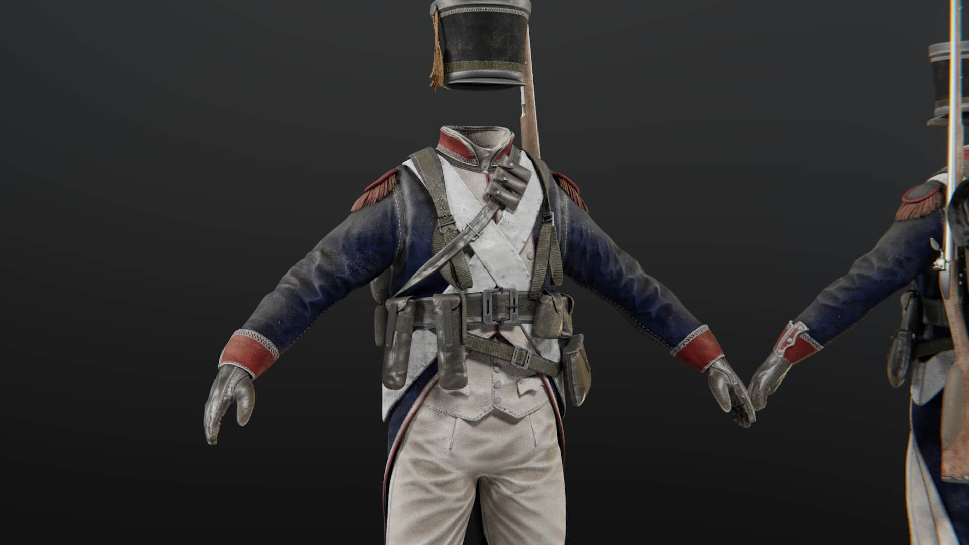 Soldier Napoleon Infantry - 3D Model by Albin