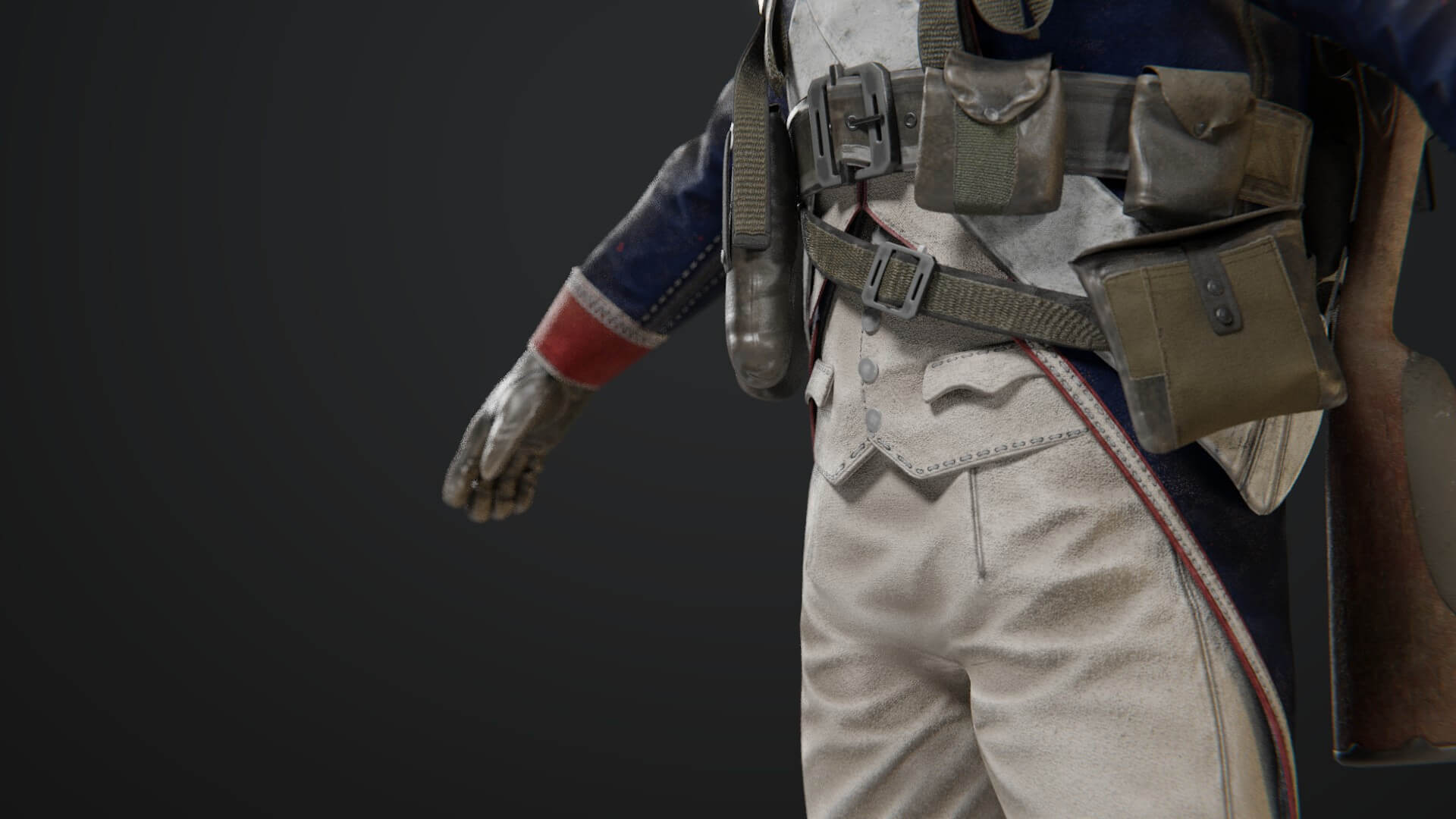 Soldier Napoleon Infantry - 3D Model by Albin