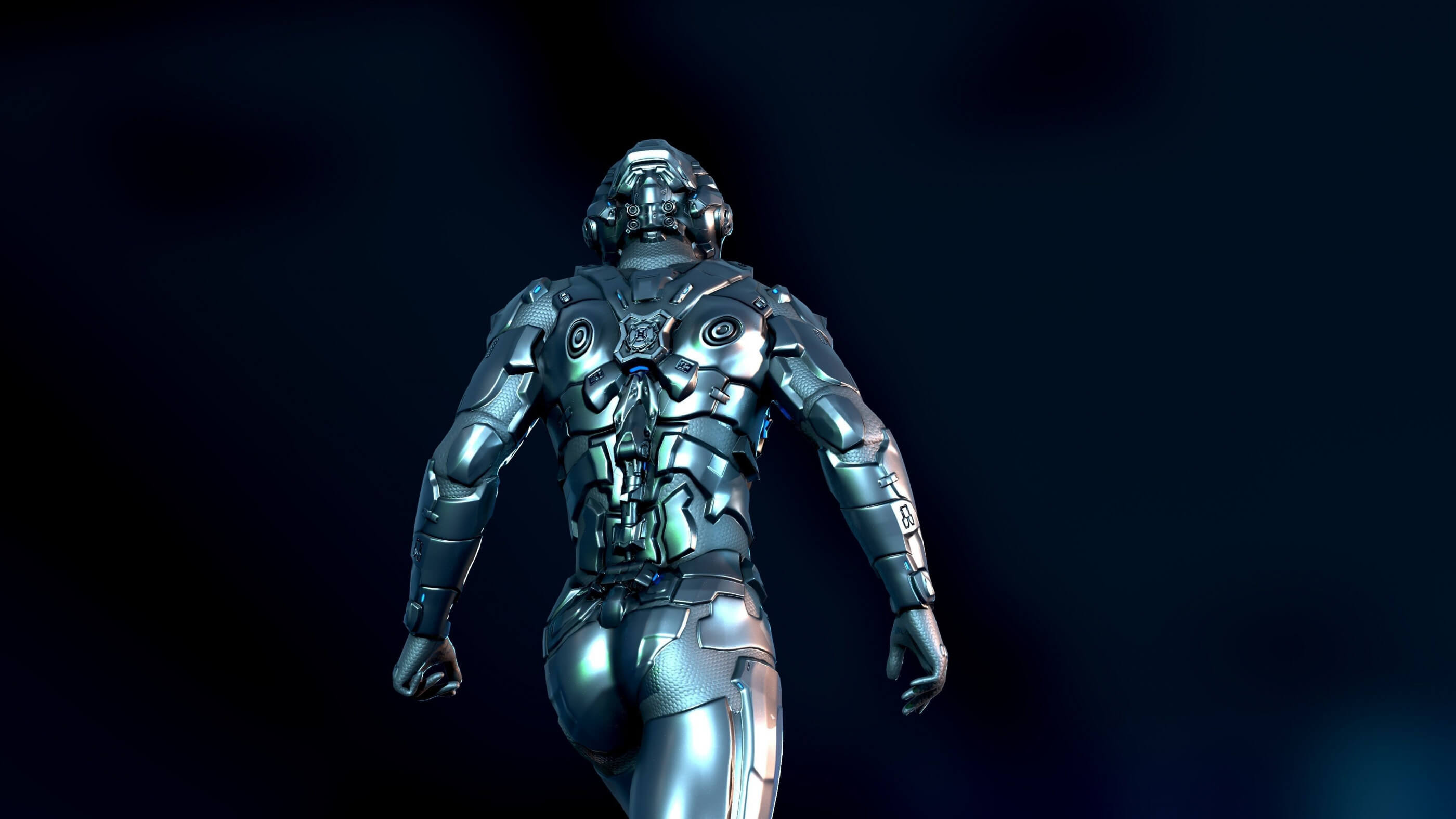 Space Trooper - 3D Model by Aleanian