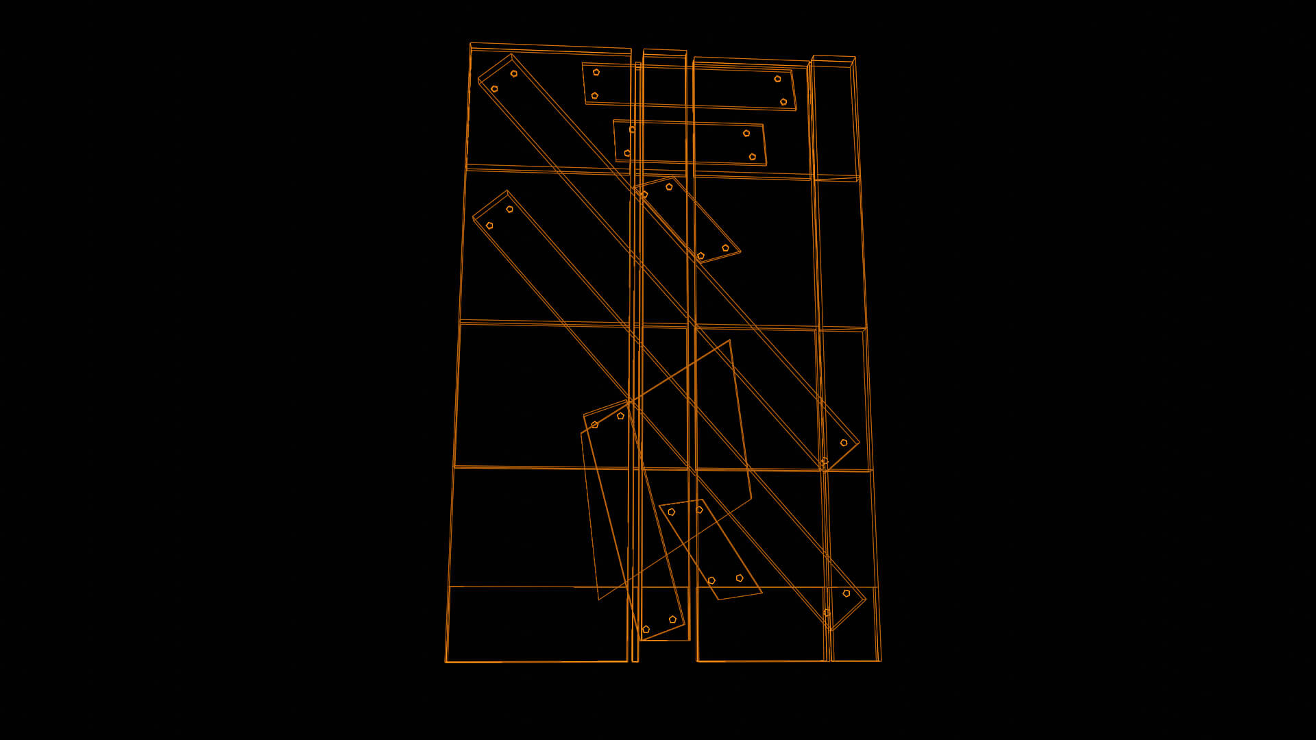 Medieval Wooden Wall - Low Poly 3D Model by AleksaT