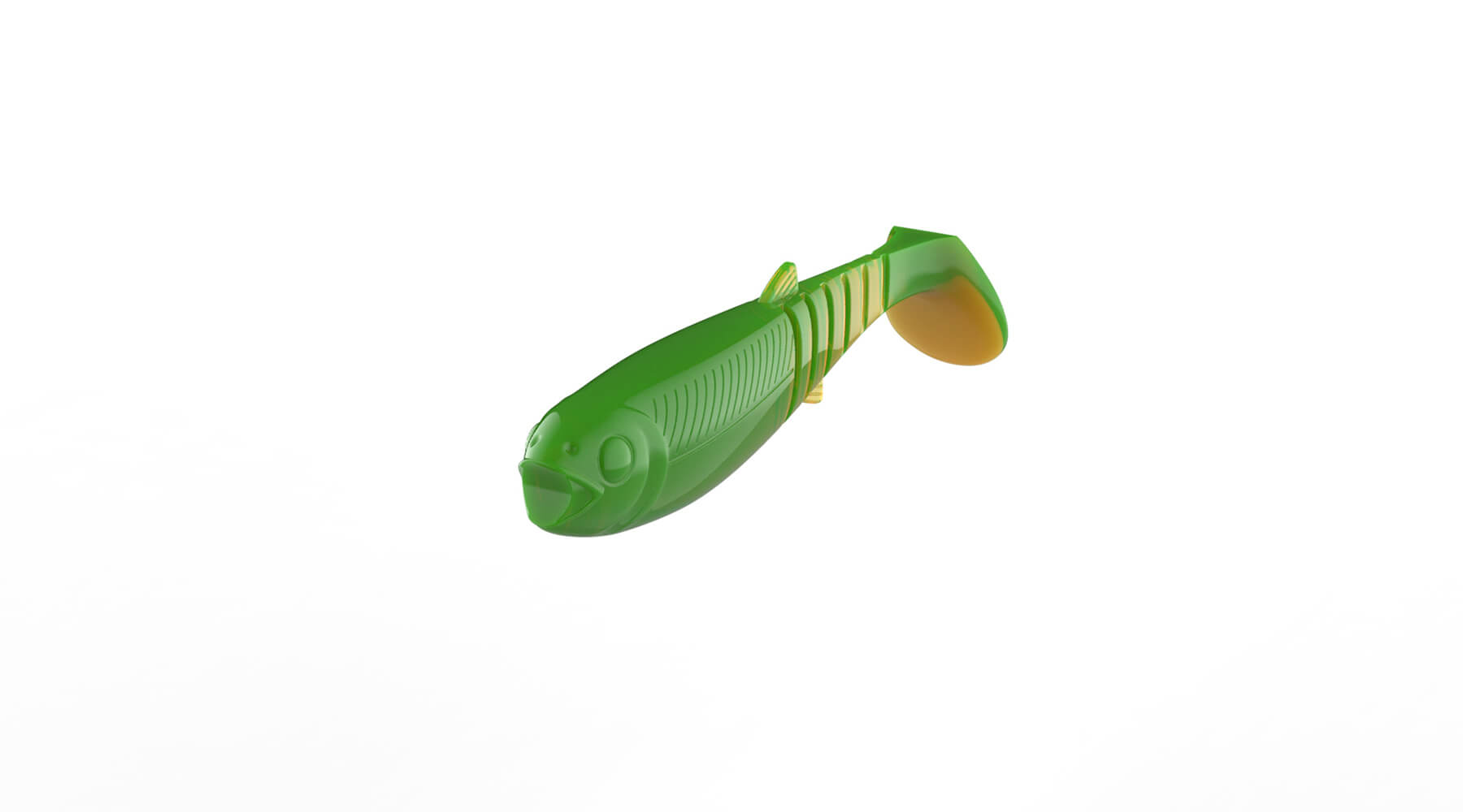 Soft Fishing Lure 100mm (Cannibal Shad Modified Replica) - 3D Model by ...