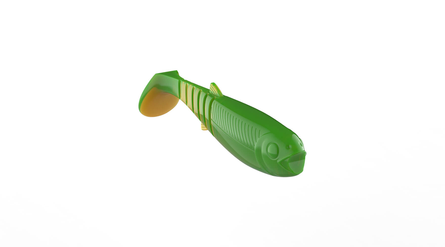 Soft Fishing Lure 100mm (Cannibal Shad Modified Replica) - 3D Model by ...