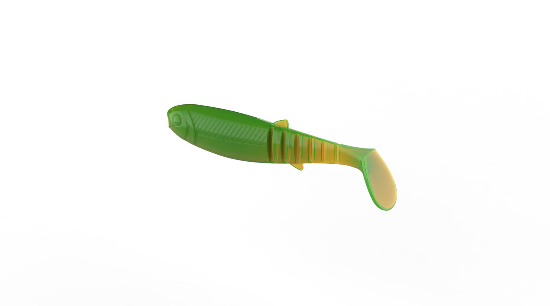 Soft Fishing Lure 100mm (Cannibal Shad Modified Replica) - 3D Model by ...