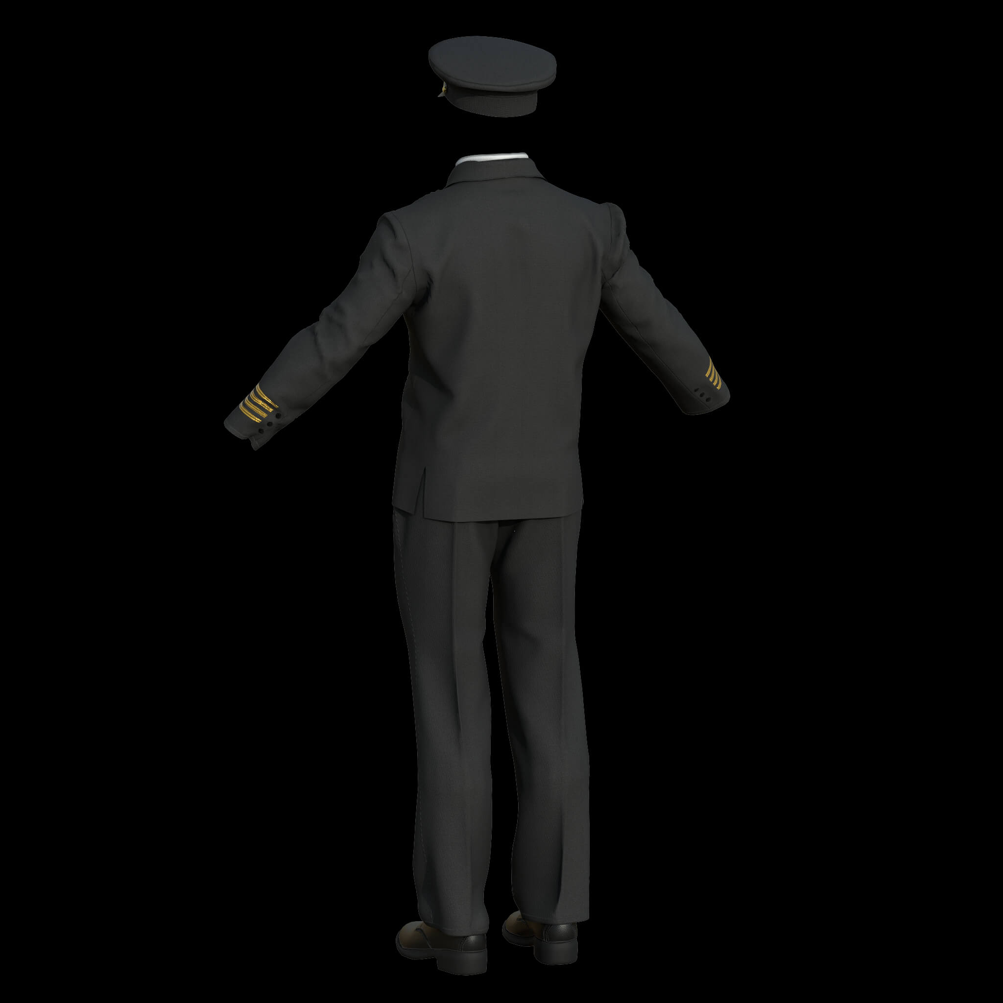 Airline Pilot Uniform - 3D Model by alenfsl