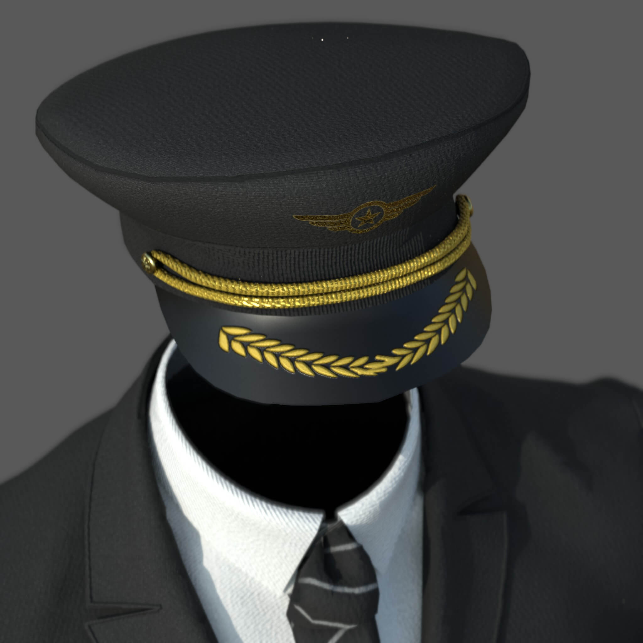 Airline Pilot Uniform - 3D Model by alenfsl