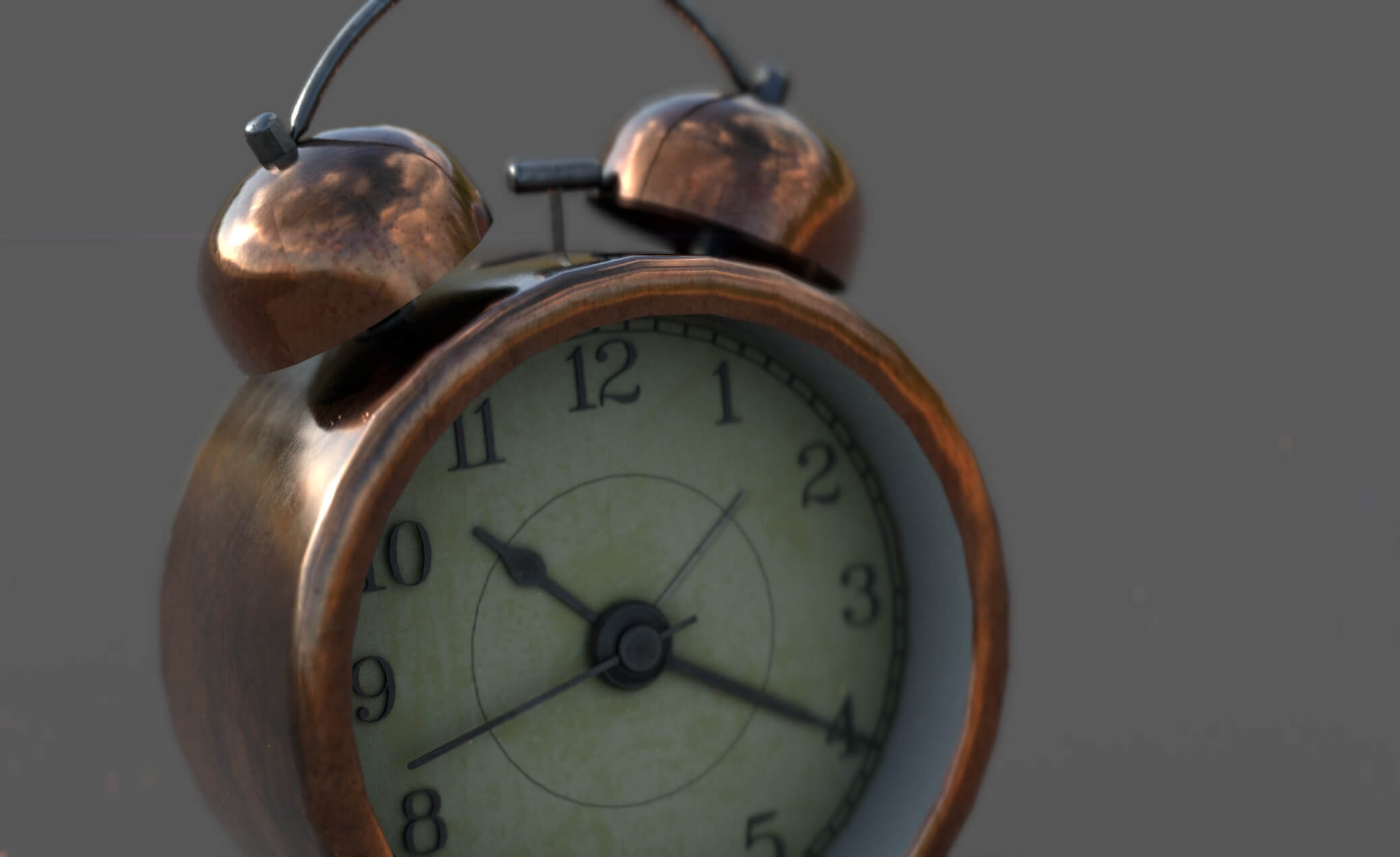 Analog Alarm Clock - 3D Model by alenfsl