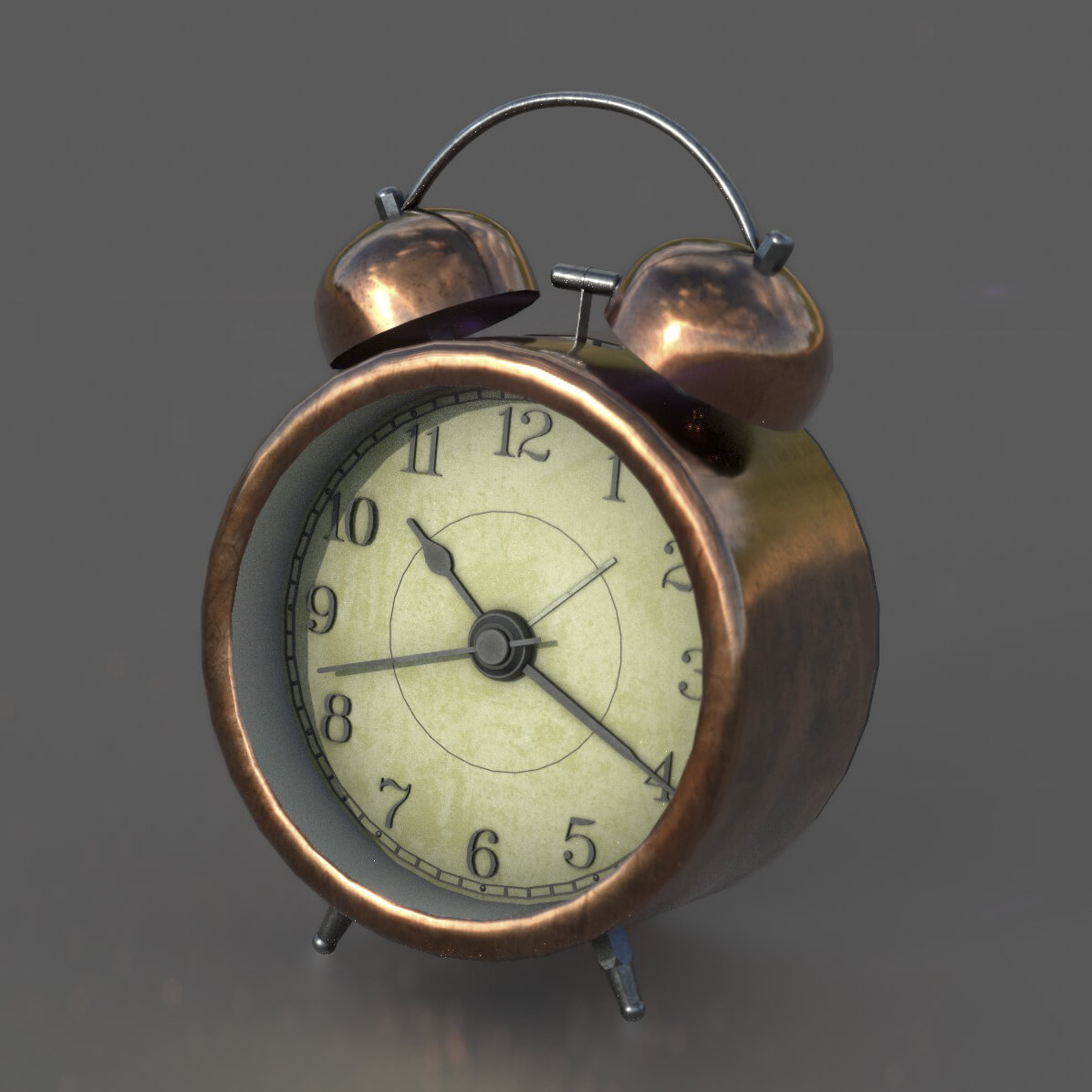 Analog Alarm Clock - 3D Model by alenfsl