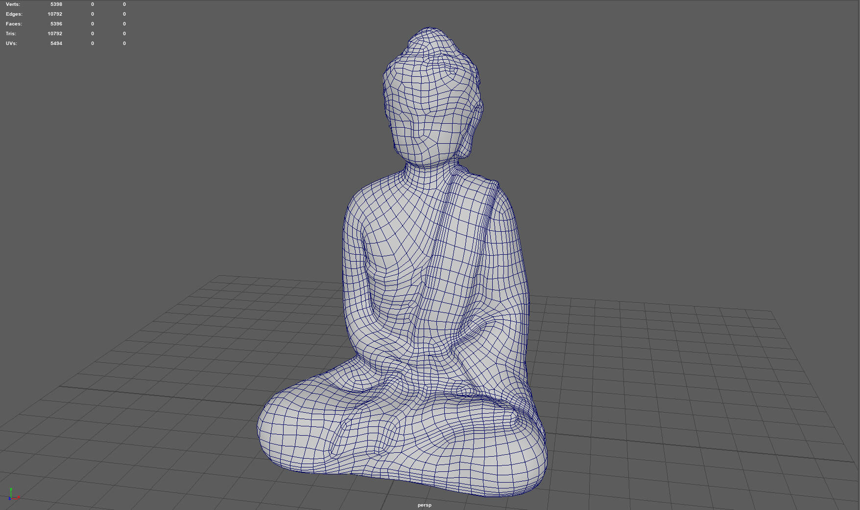 Ancient Budda - 3D Model by alenfsl