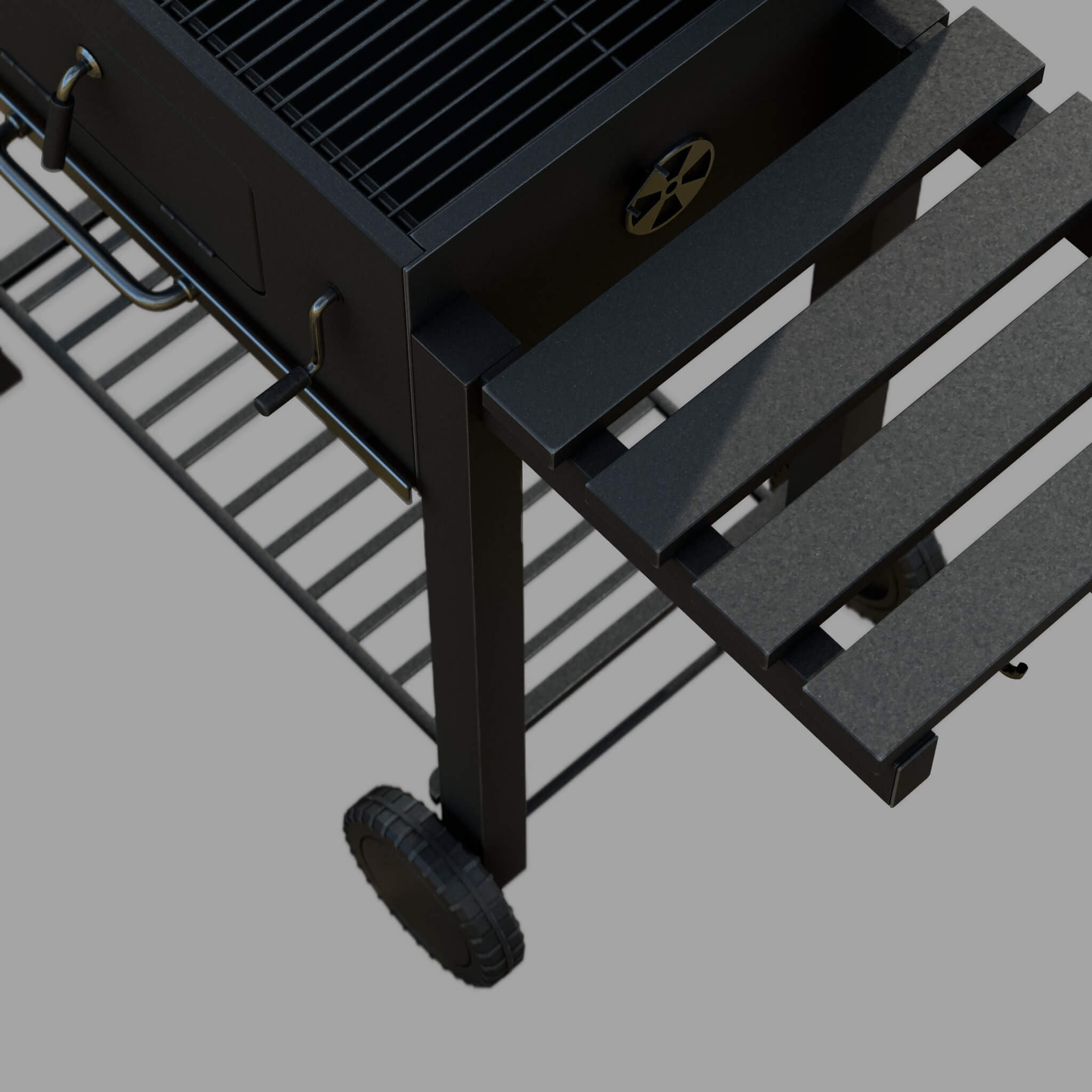 Professional Charcoal Barbecue - 3D Model by alenfsl