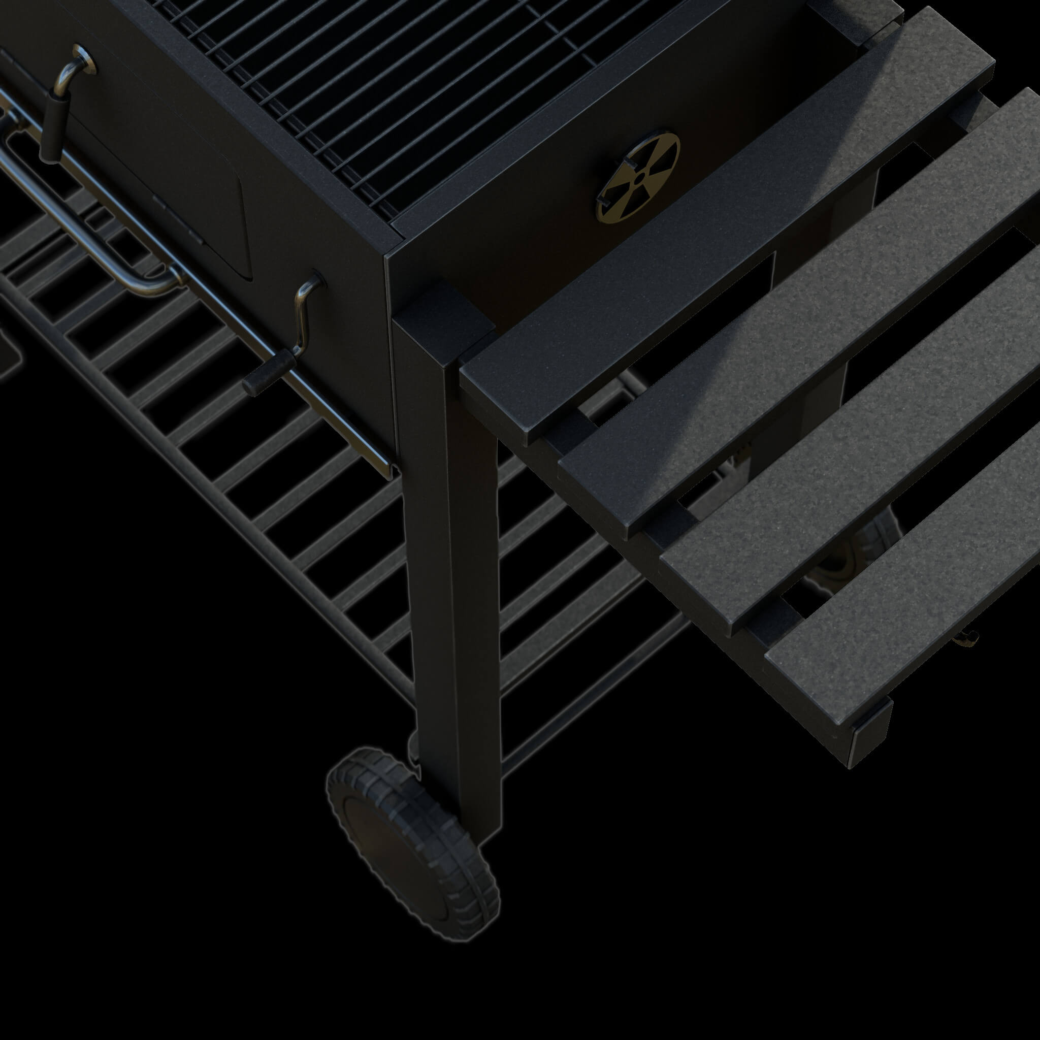 Professional Charcoal Barbecue - 3D Model by alenfsl