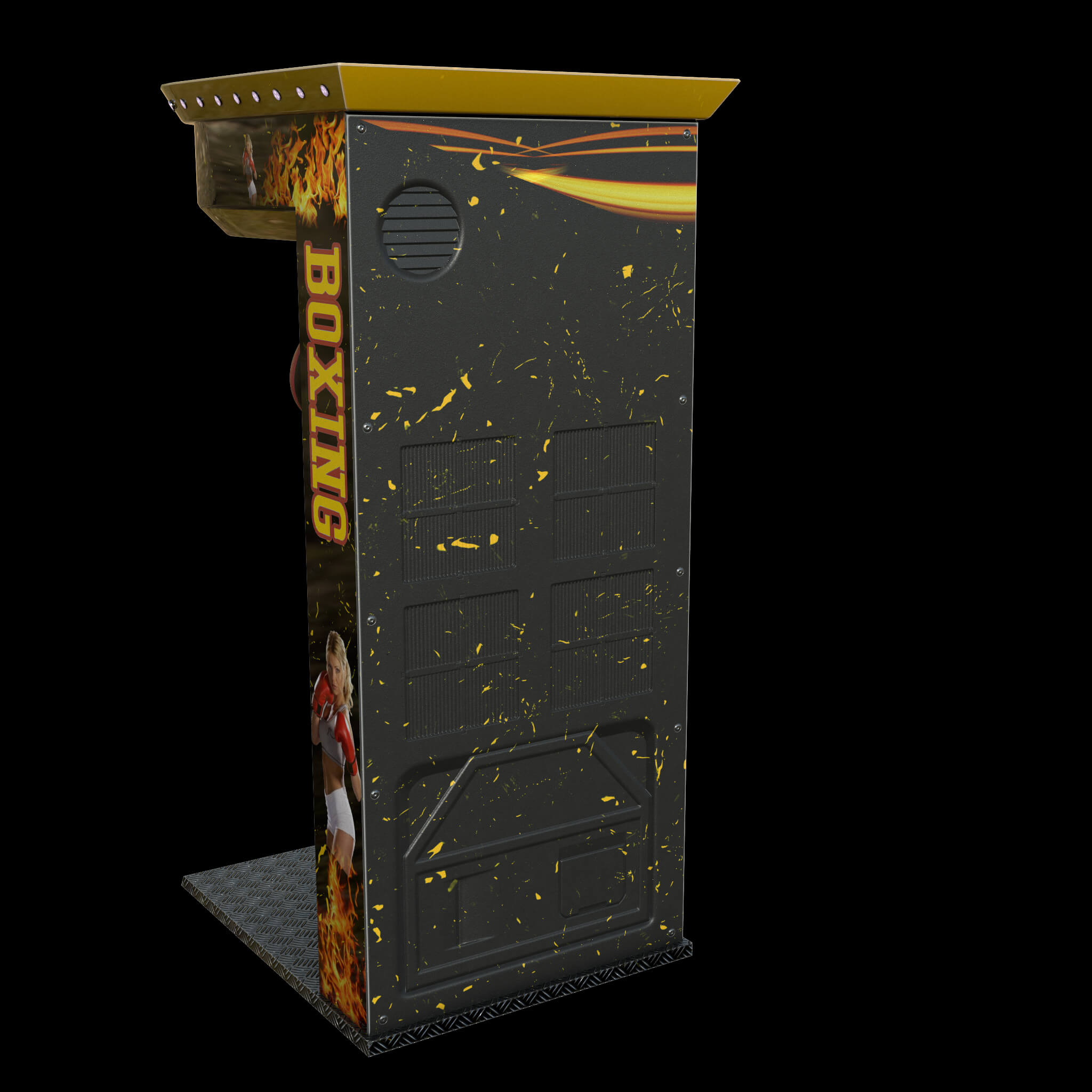 Boxer Arcade Machine - 3D Model by alenfsl