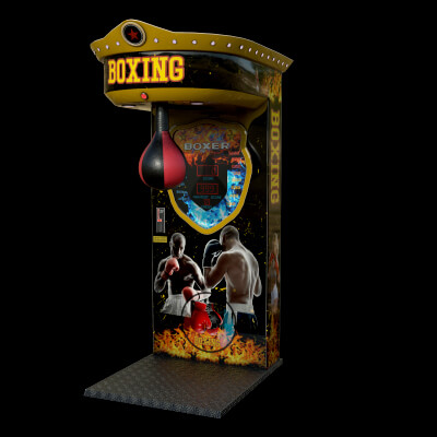 Boxer Arcade Machine - 3D Model by alenfsl