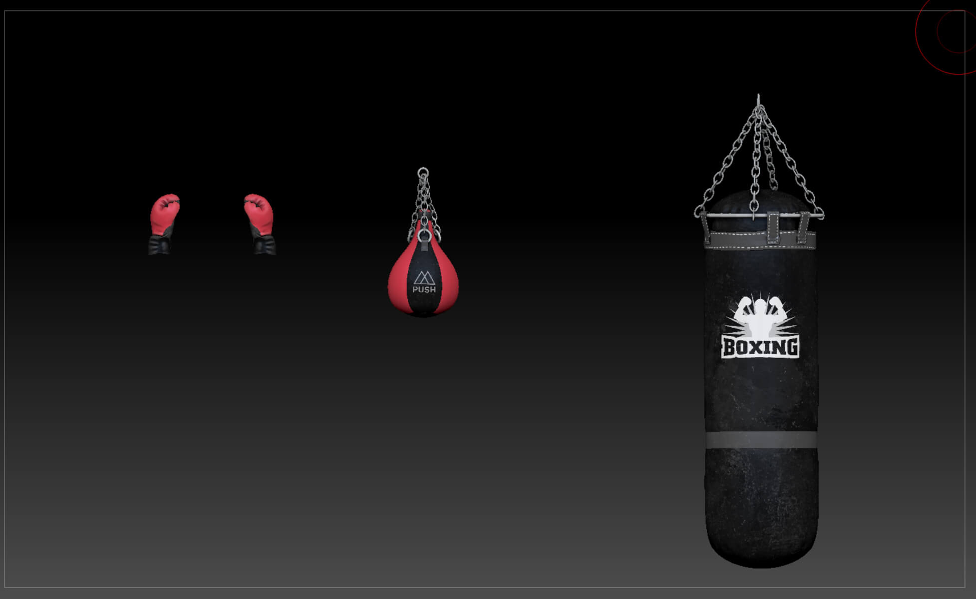 Boxing Equipment - 3D Model by alenfsl