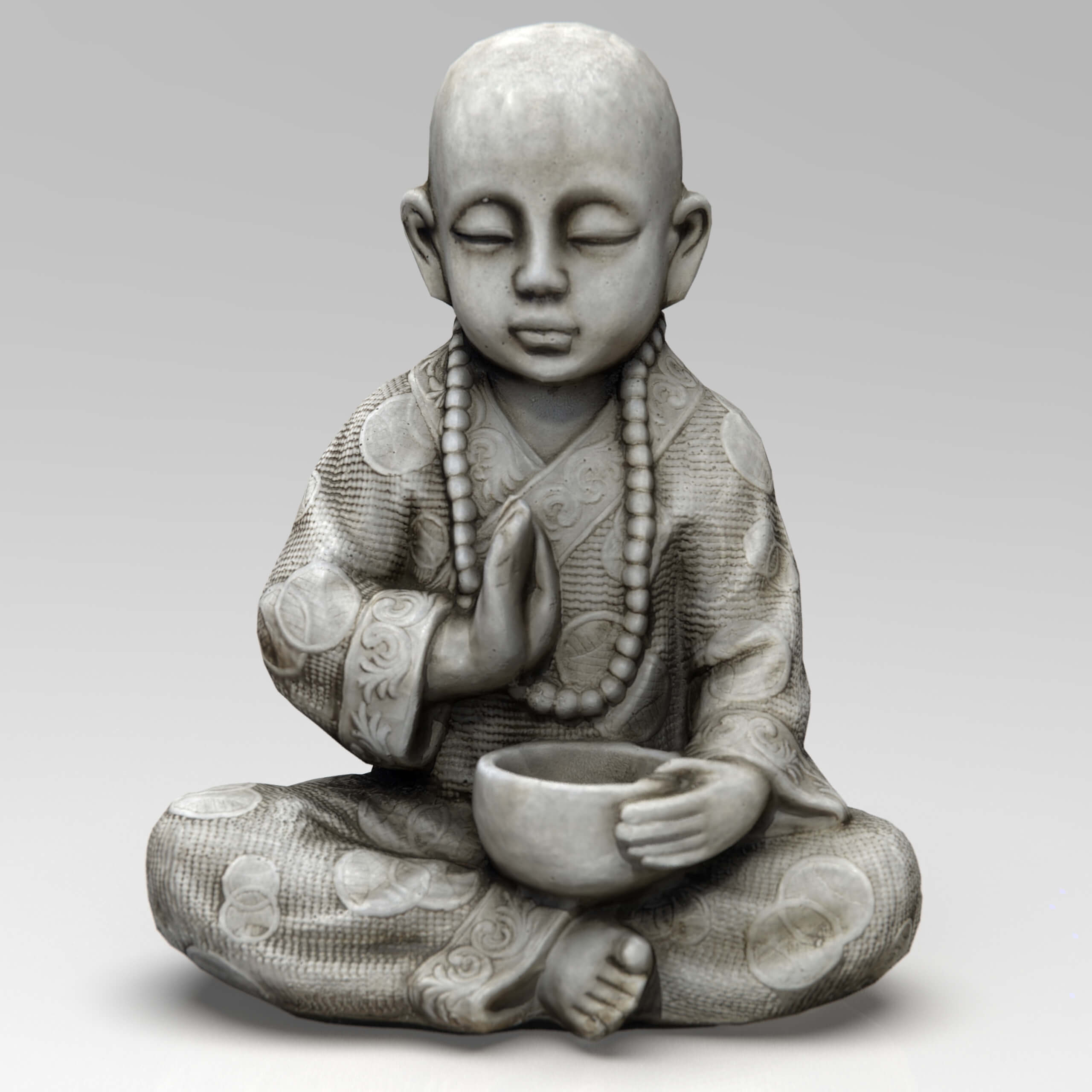 Buddha Child Statue - 3D Model by alenfsl