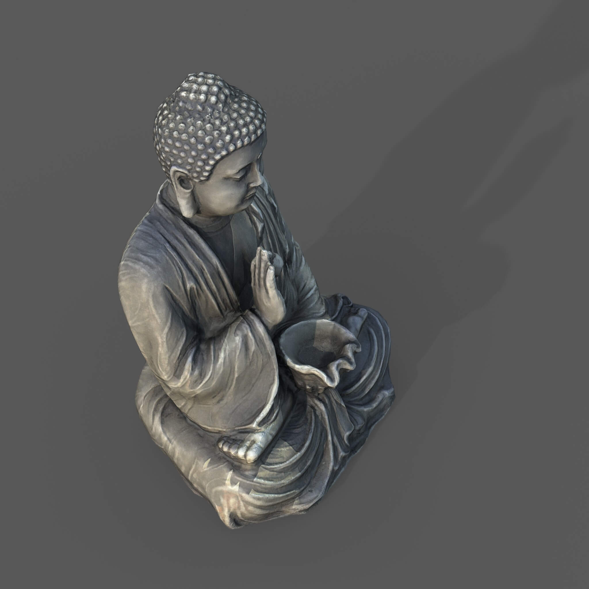 Buddha With Ball - 3D Model by alenfsl