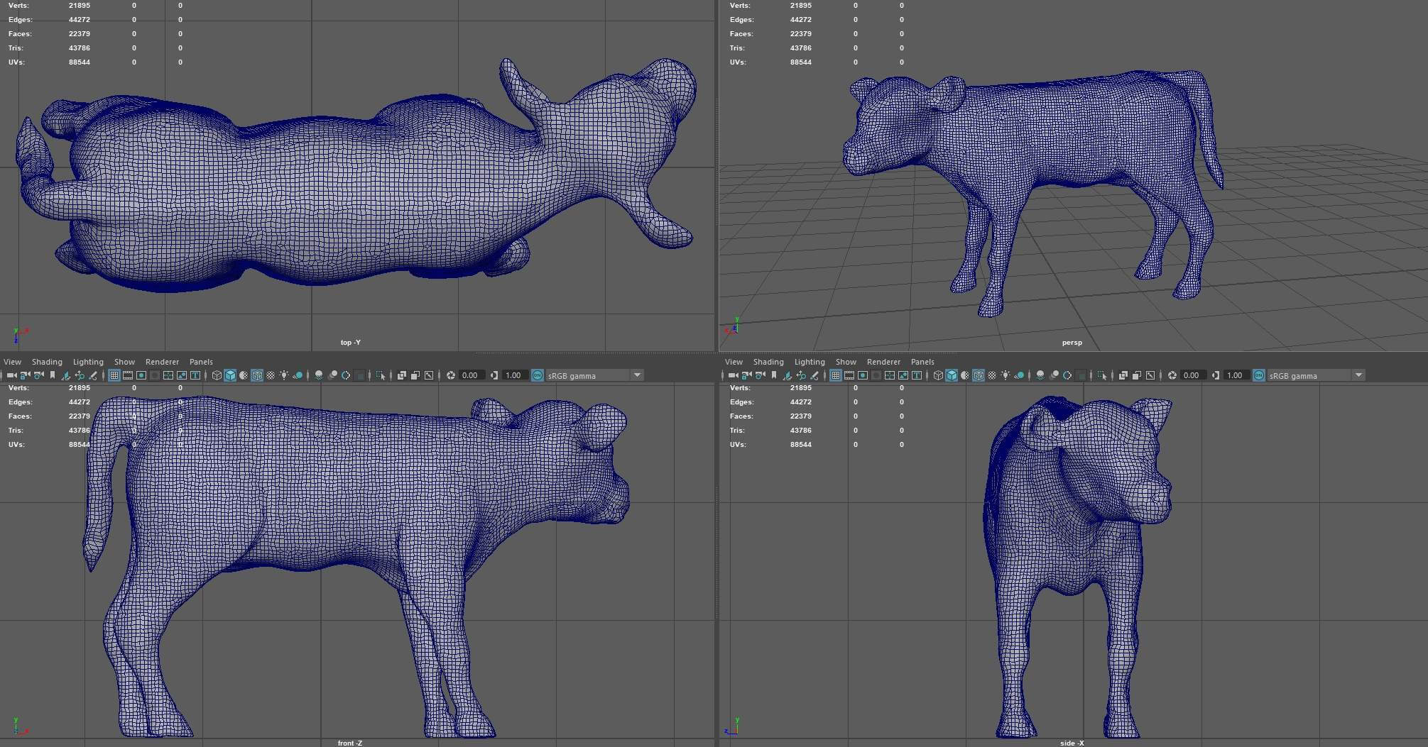 Calf - 3D Model by alenfsl