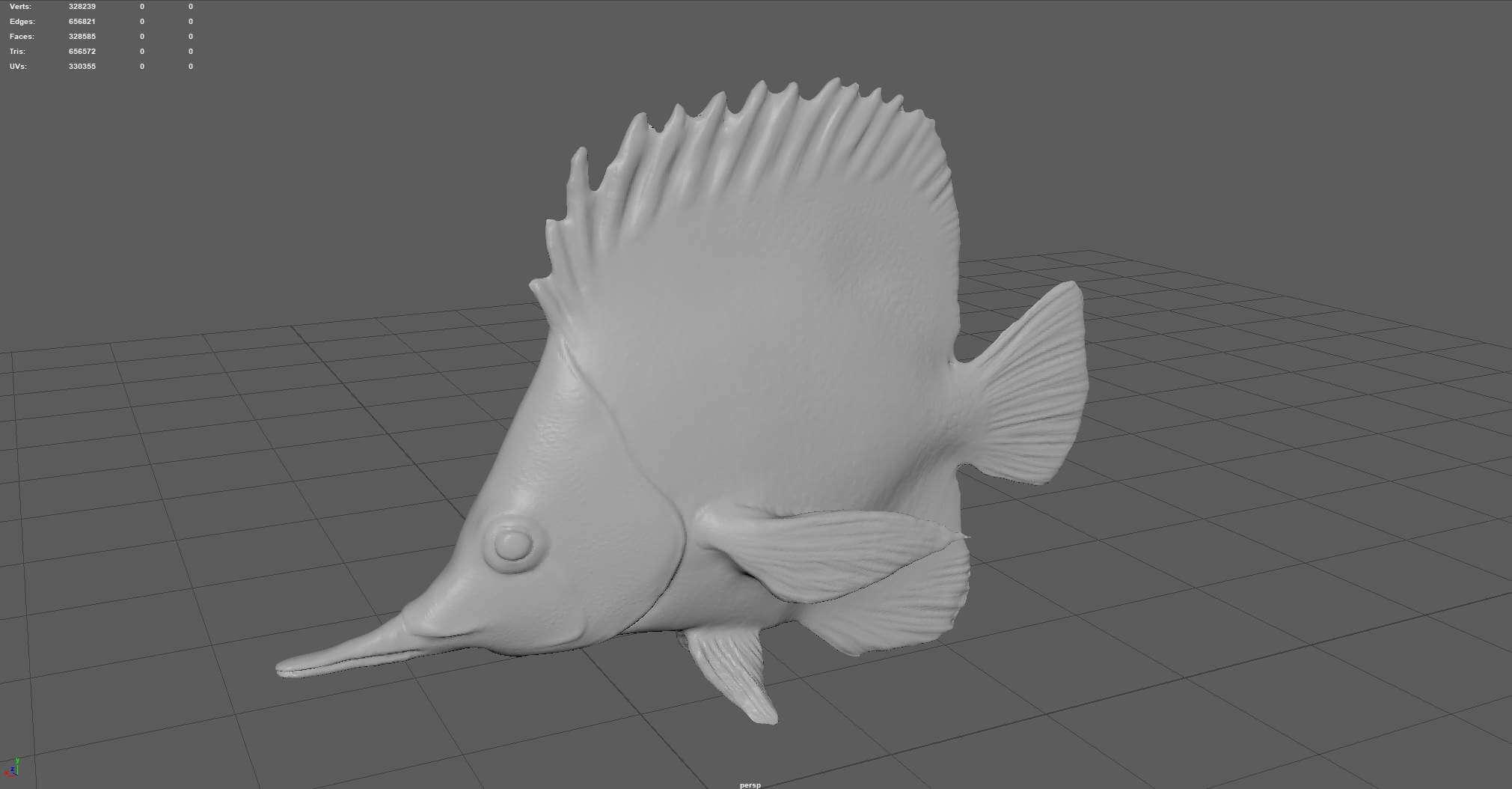 Coral Fish - 3D Model by alenfsl