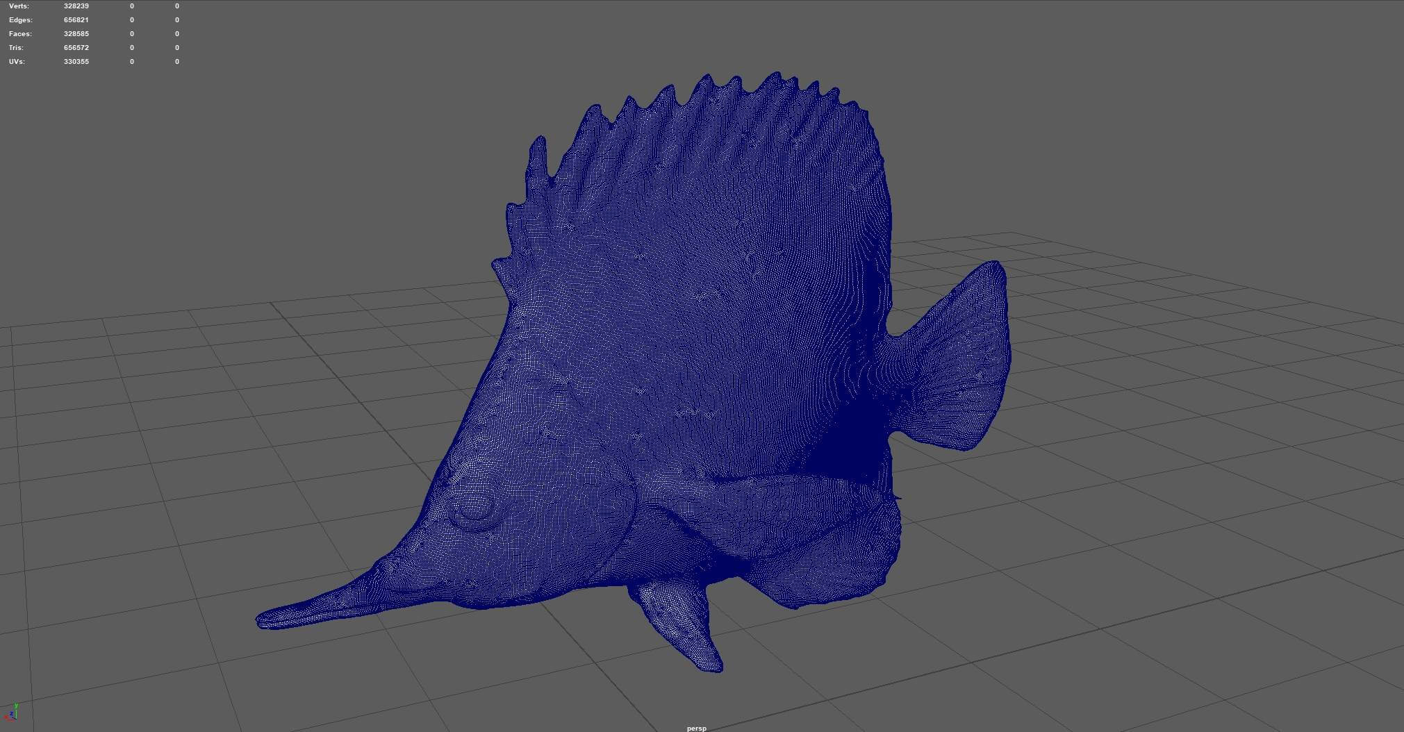 Coral Fish - 3D Model by alenfsl
