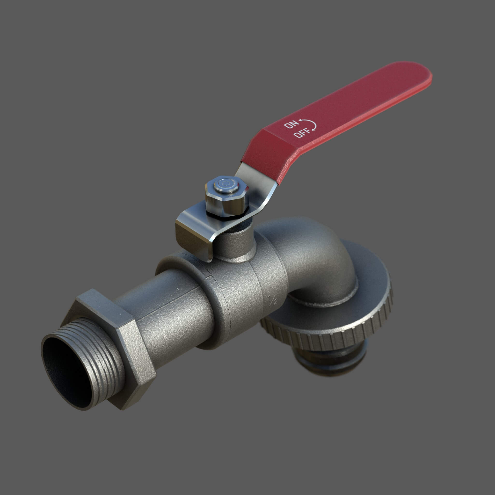 Garden Faucet - 3D Model by alenfsl