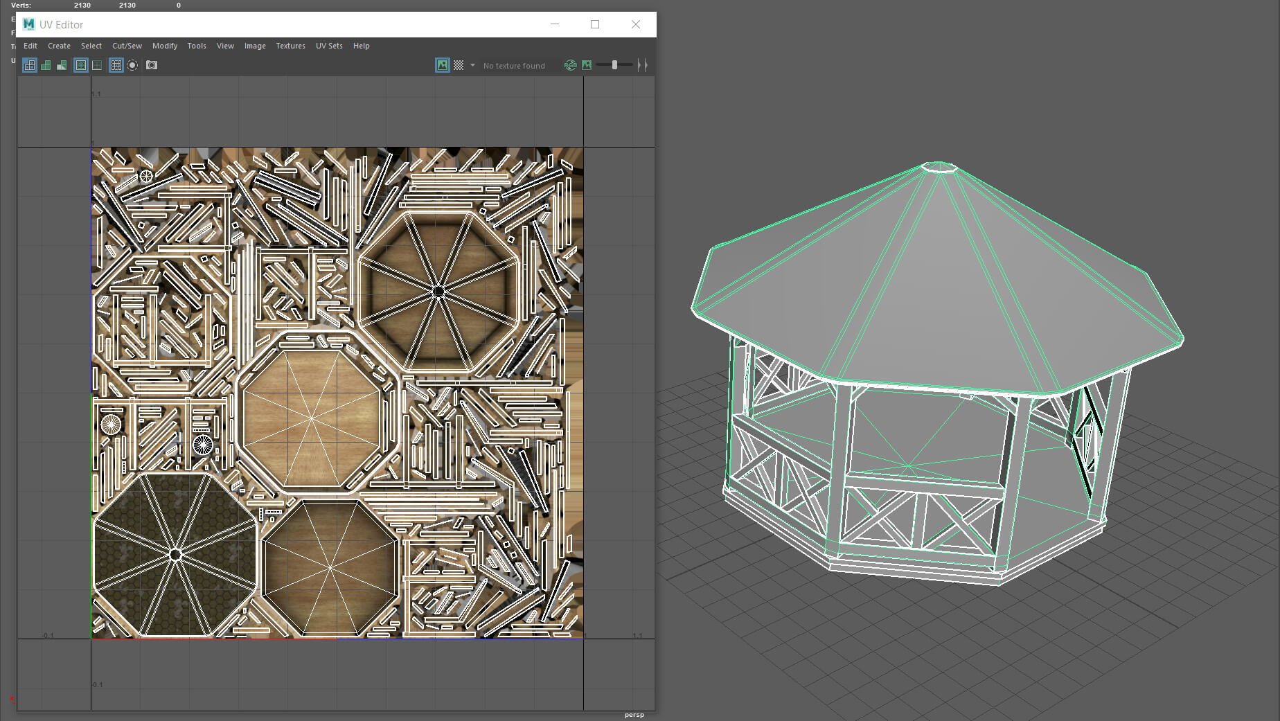 Garden Gazebo - 3D Model by alenfsl