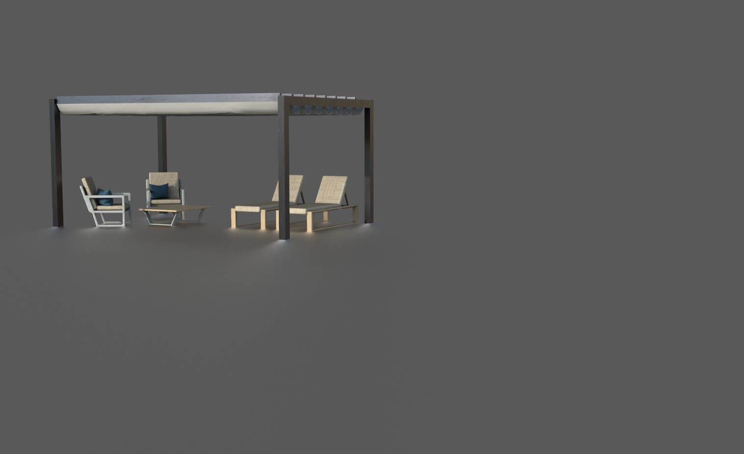 Garden Terrace - 3D Model by alenfsl