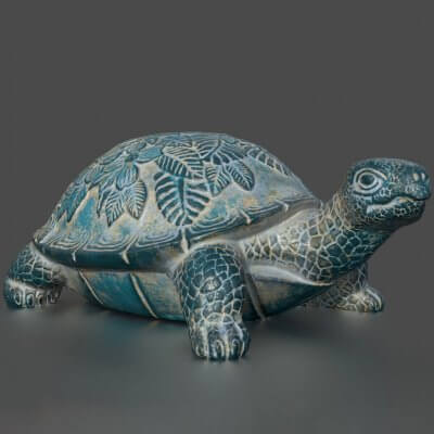 Garden Turtle - 3D Model by alenfsl