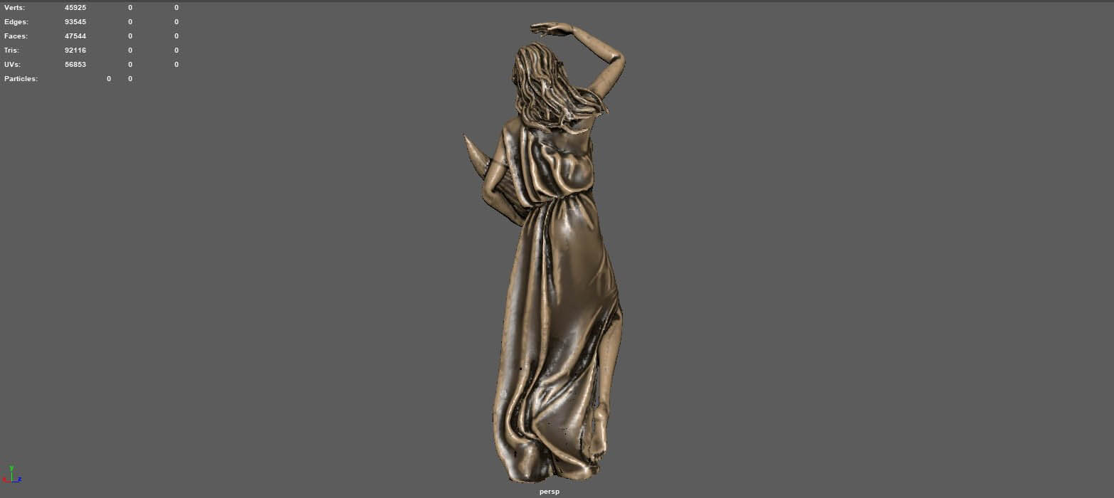 Goddess of Fortune - 3D Model by alenfsl