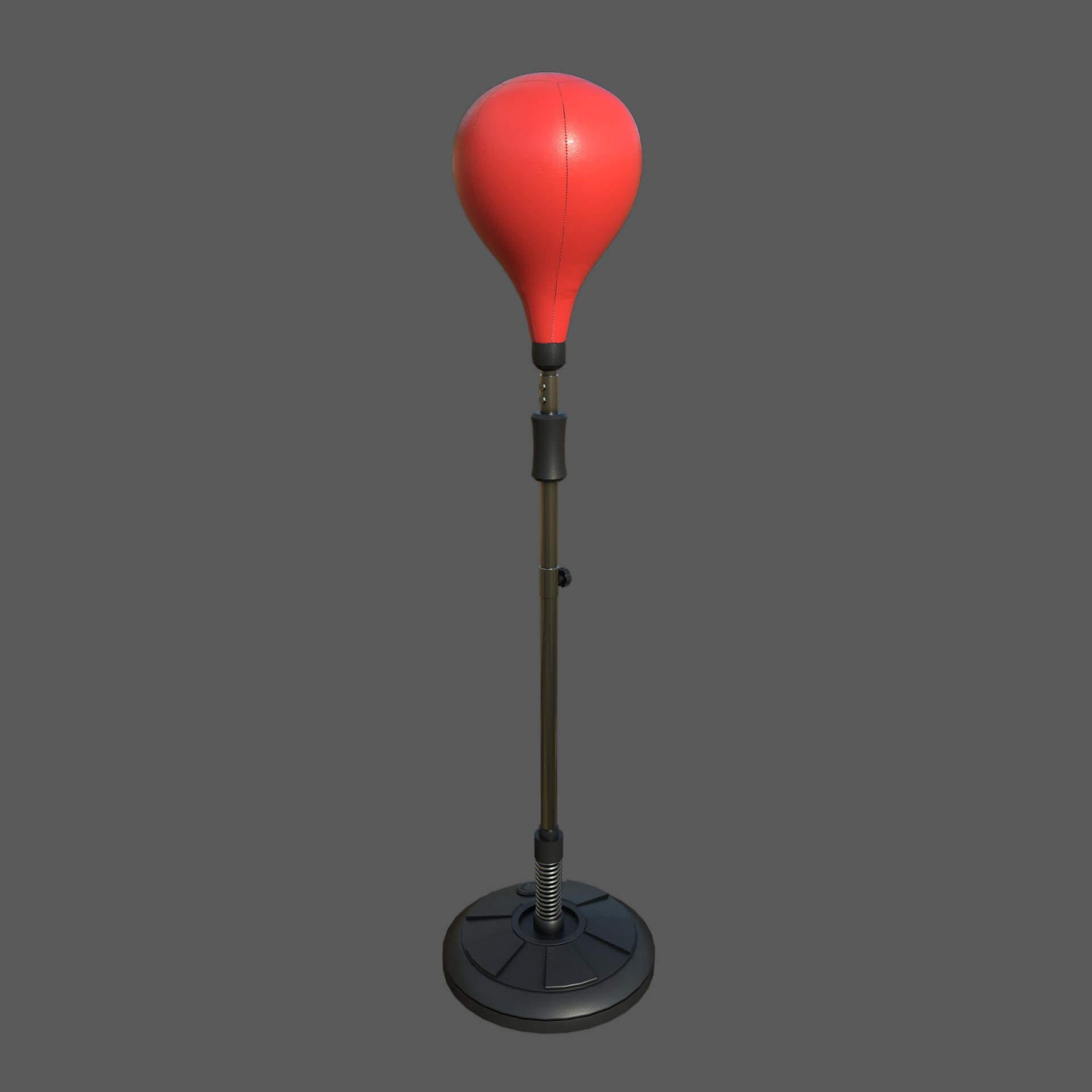 Height Adjustable Punching Bag - 3D Model by alenfsl