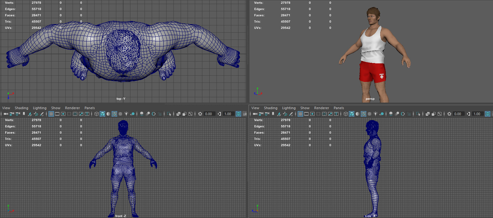 Life Guard Man - 3D Model by alenfsl