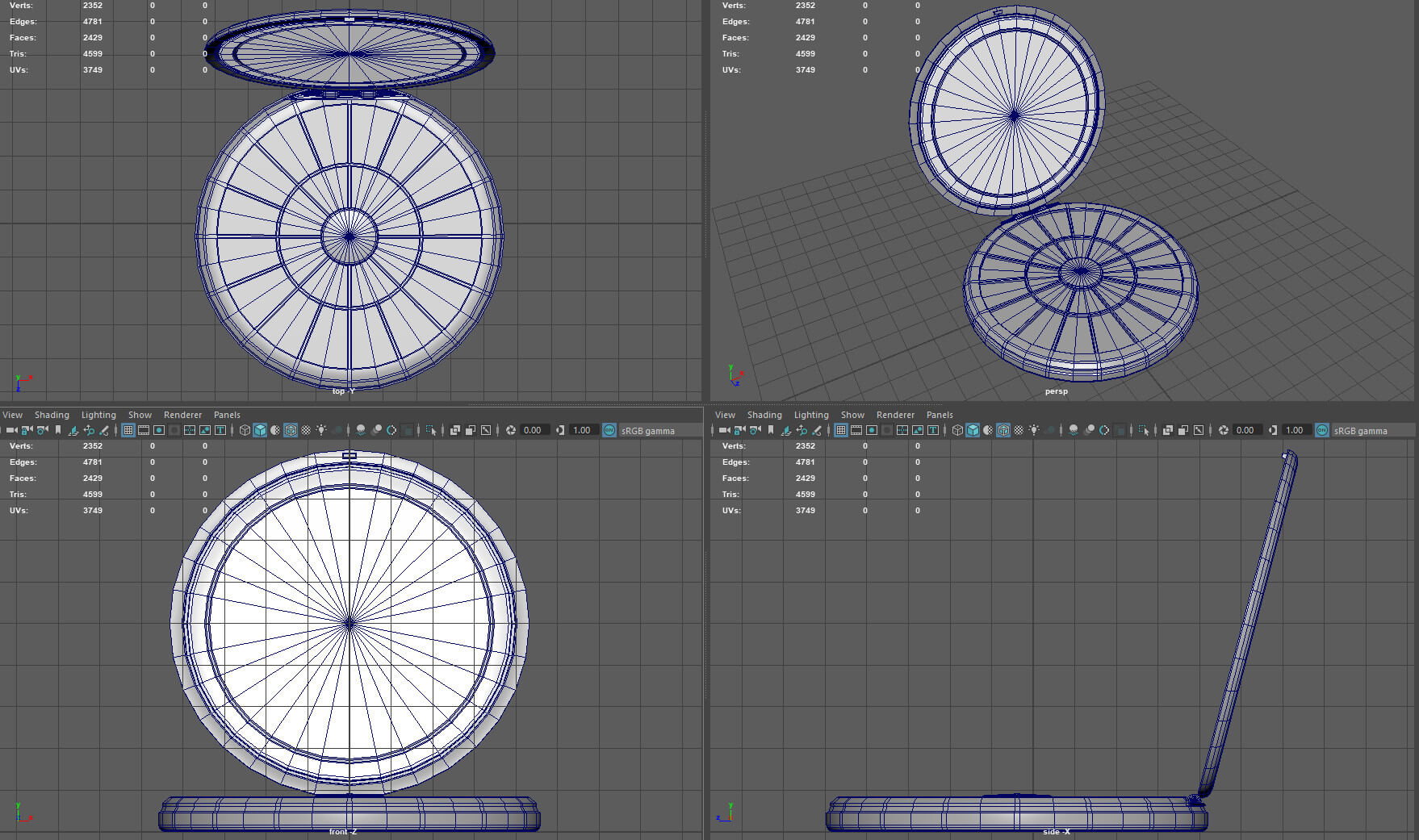 Make Up Eye Shades - 3D Model by alenfsl