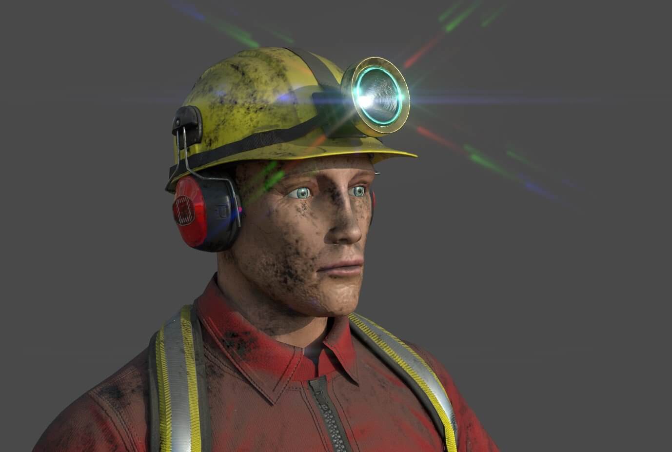 Miner Man - 3D Model by alenfsl