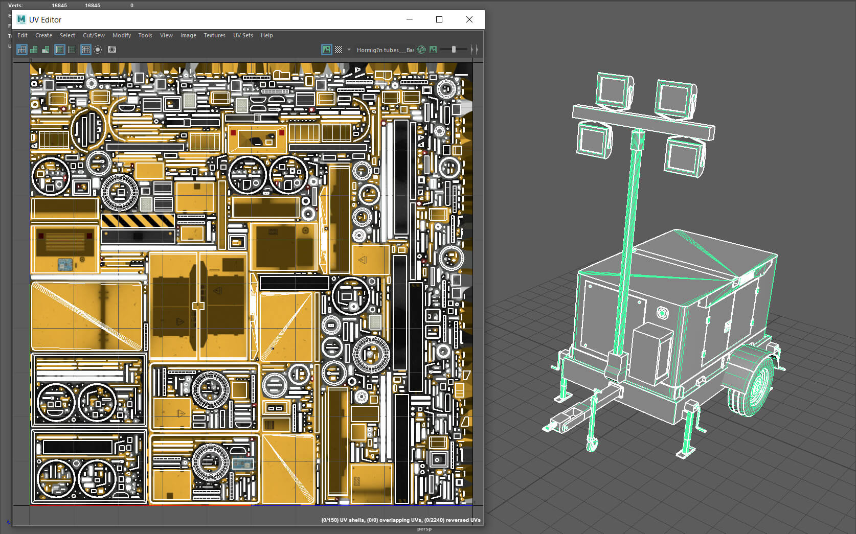 Mobile Lighting Tower - 3D Model by alenfsl