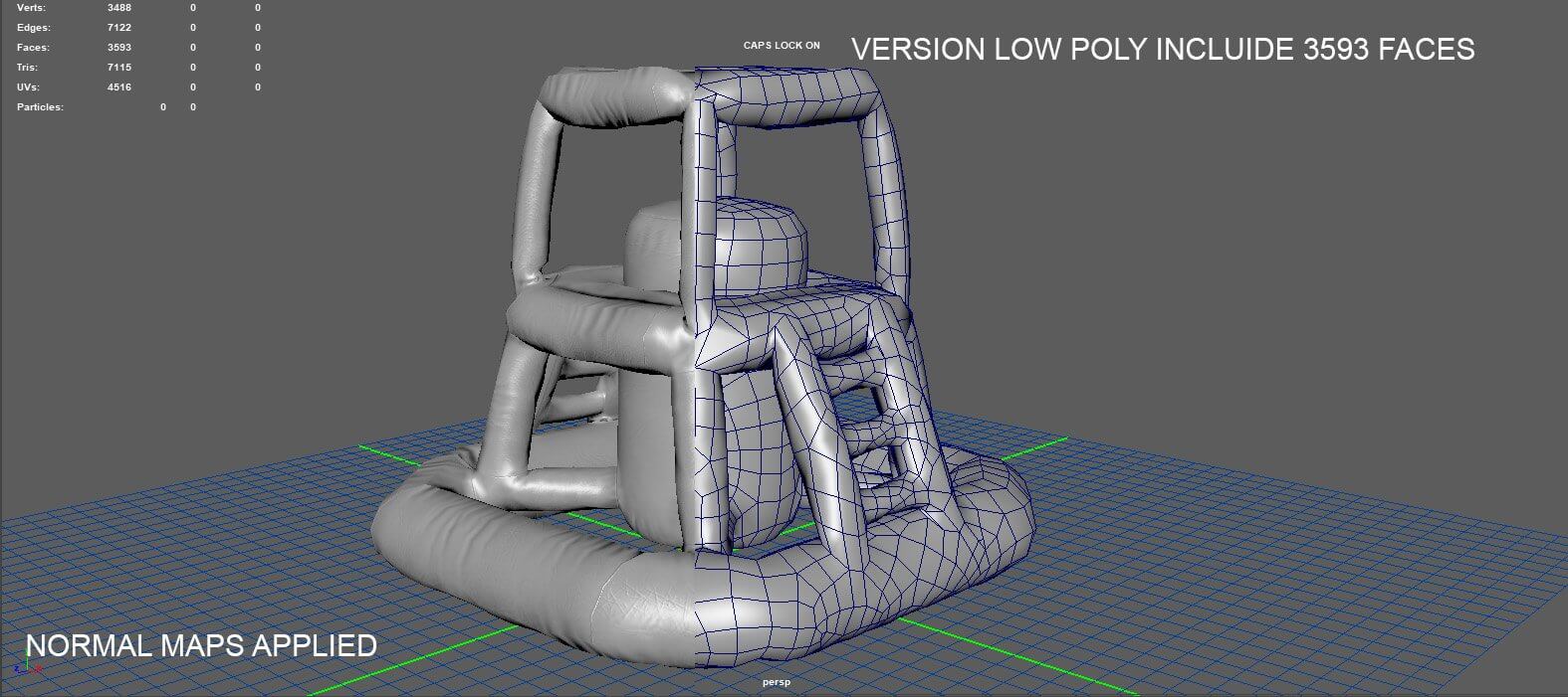 Modular Folding Water Park - Guard Tower 3D Model by alenfsl