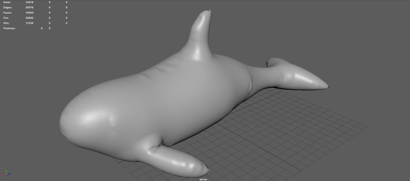 Orca Pool Float - 3D Model by alenfsl