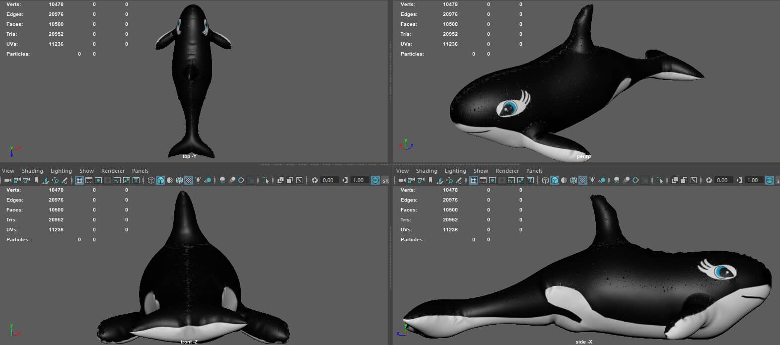 Orca Pool Float - 3D Model by alenfsl