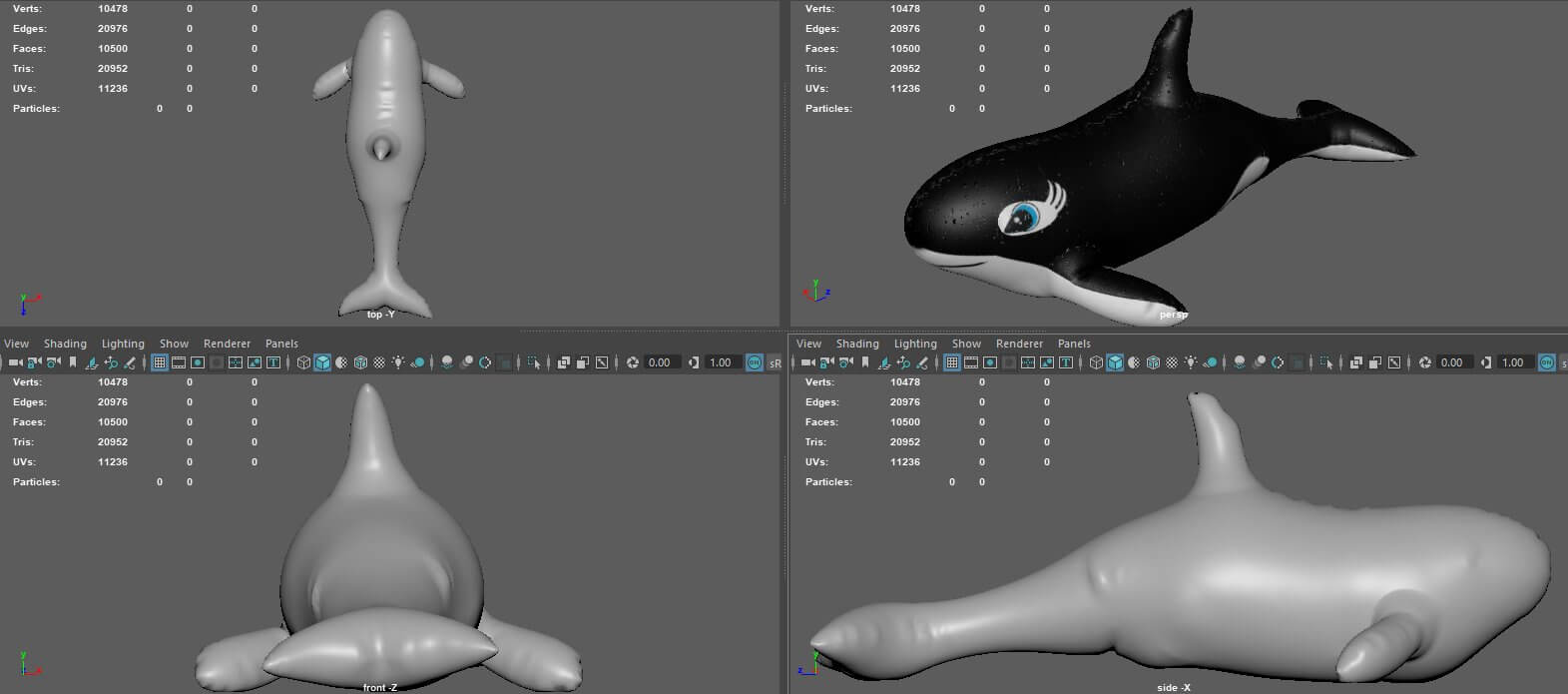 Orca Pool Float - 3D Model by alenfsl