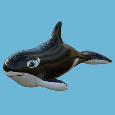 Orca Pool Float - 3D Model by alenfsl