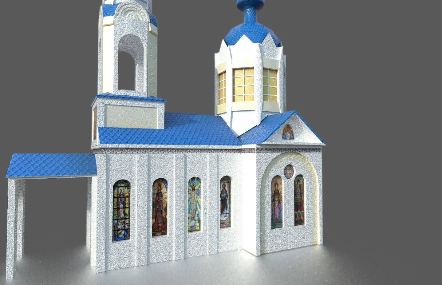 Ortodox Church - 3D Model by alenfsl