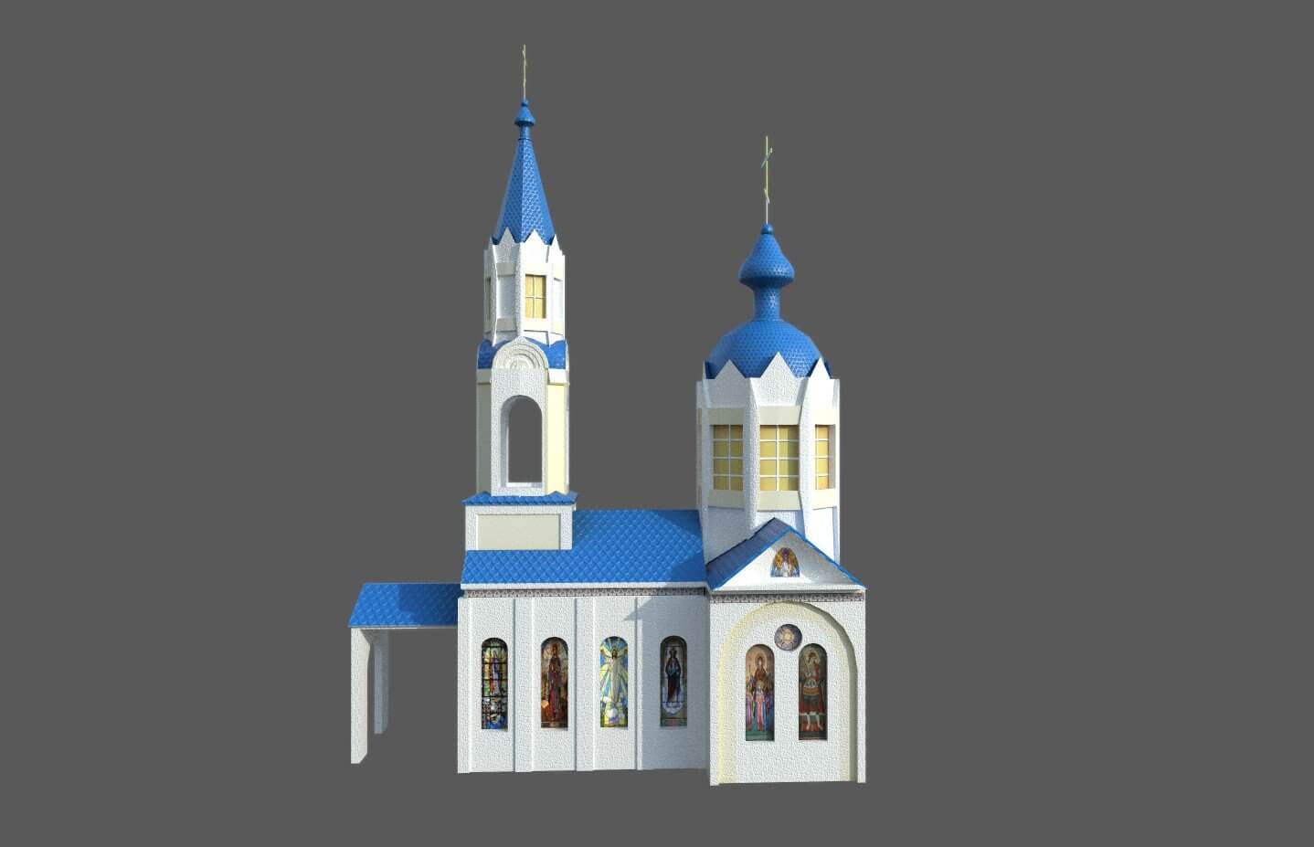Ortodox Church - 3D Model by alenfsl