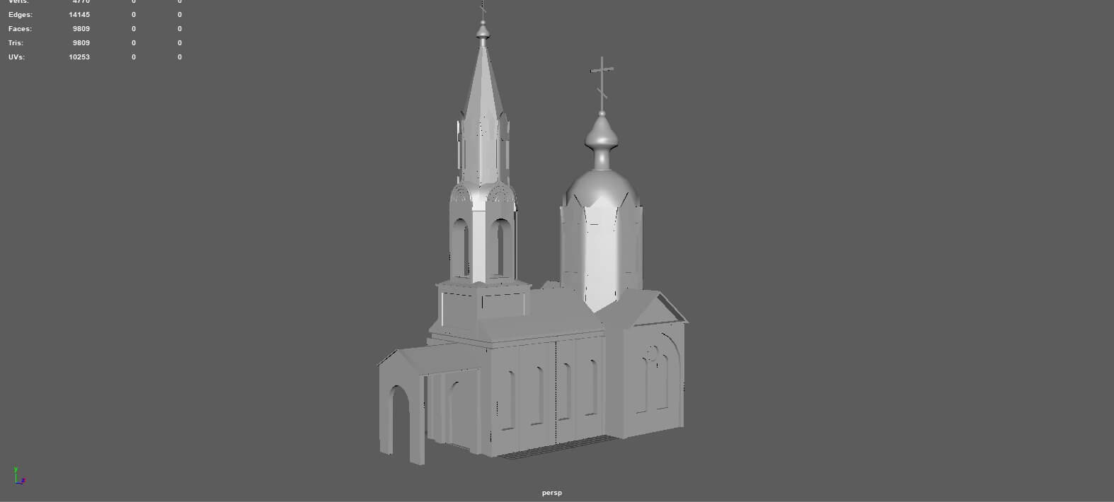 Ortodox Church - 3D Model by alenfsl