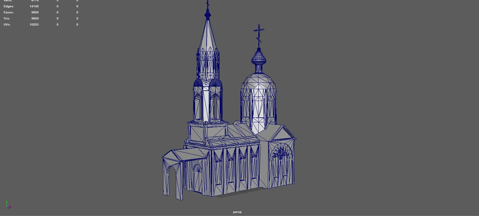 Ortodox Church - 3D Model by alenfsl