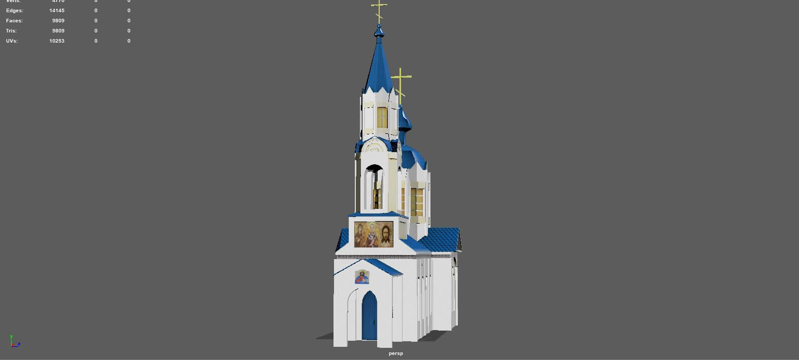 Ortodox Church - 3D Model by alenfsl