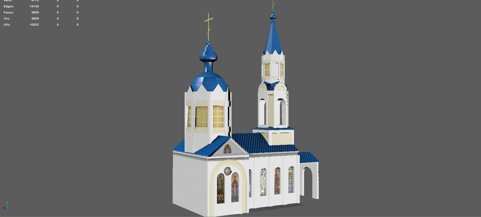 Ortodox Church - 3D Model by alenfsl
