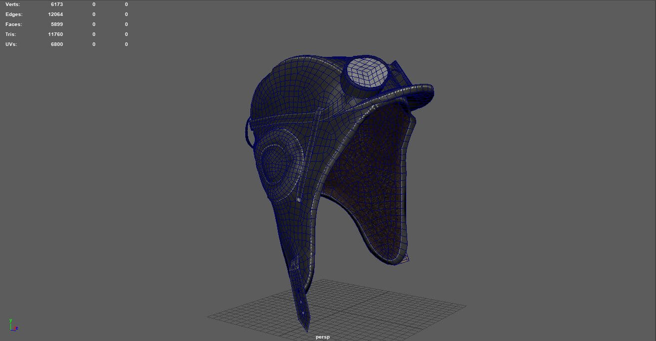 Pilot Hat - 3D Model by alenfsl